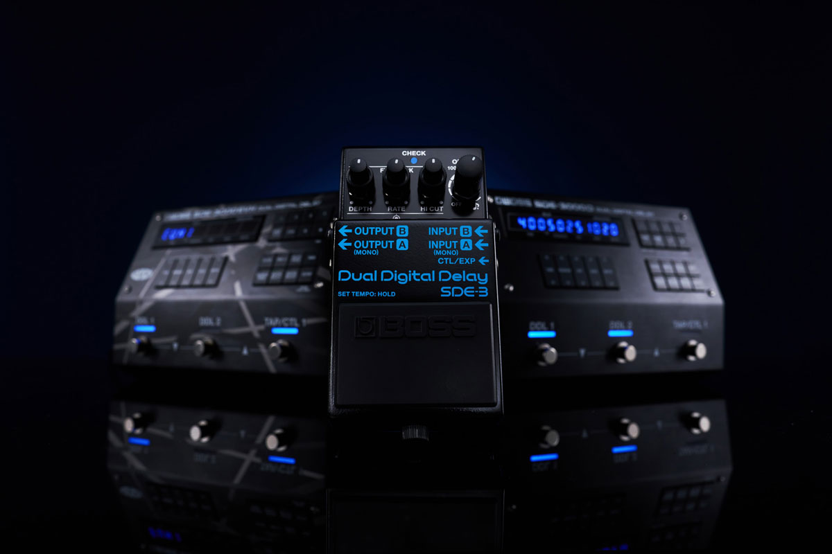 【レビュー動画あり】BOSS コンパクト新製品 SDE-3 / 名機 Roland SDE-3000 のアイコニックなディレイ音を再現 ...